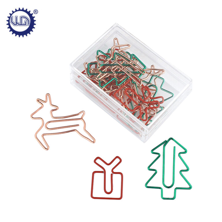 Custom Creative Metal Paper Clip Christmas Gift Box Set – Metal Wire ...