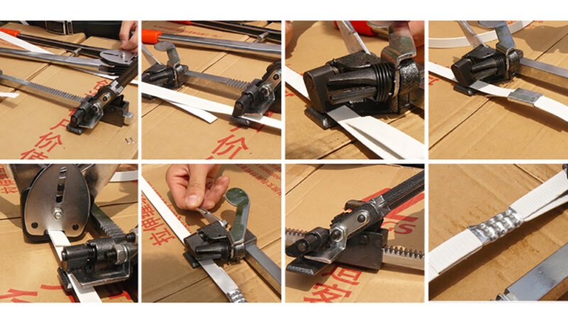 Custom Galvanized Steel Sheet PP Packing Strapping Clips – Metal Wire ...