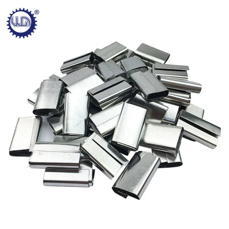 Custom Galvanized Steel Sheet PP Packing Strapping Clips – Metal Wire ...
