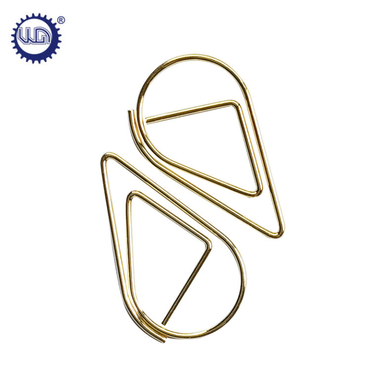 Electroplated water drop paperclip factory wholesale – Metal Wire Forms ...